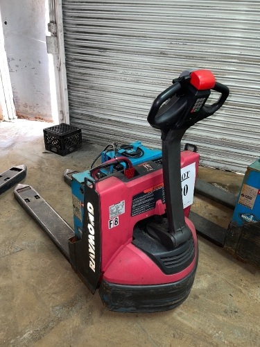 RAYMOND 8210 ELECTRIC PALLET JACK 4,500 POUND CAPACITY, SERIAL NO. 821 ...