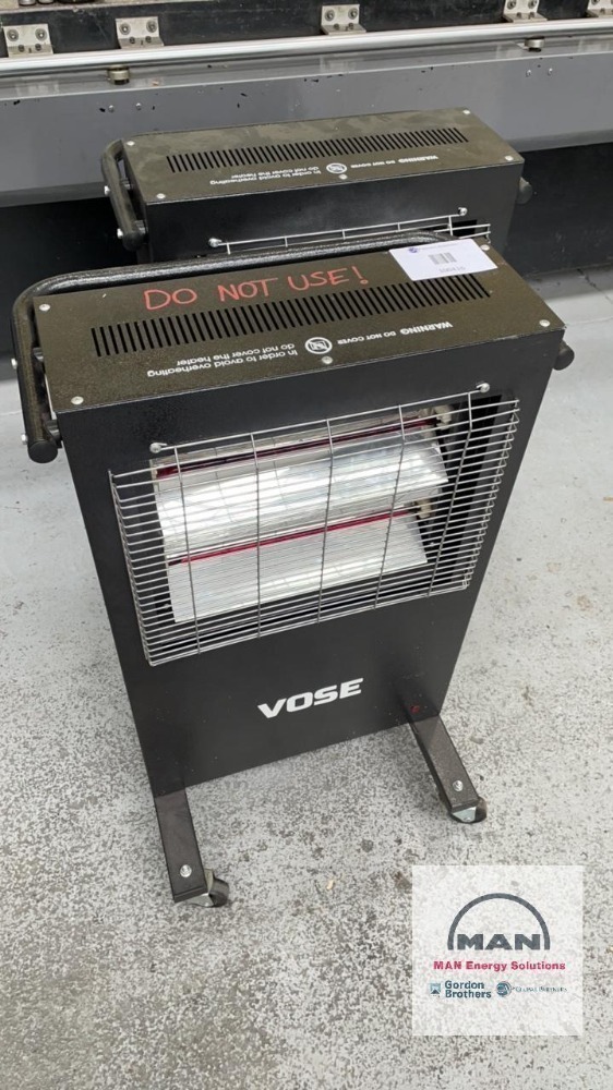 2 x Vose Infra-Red heaters