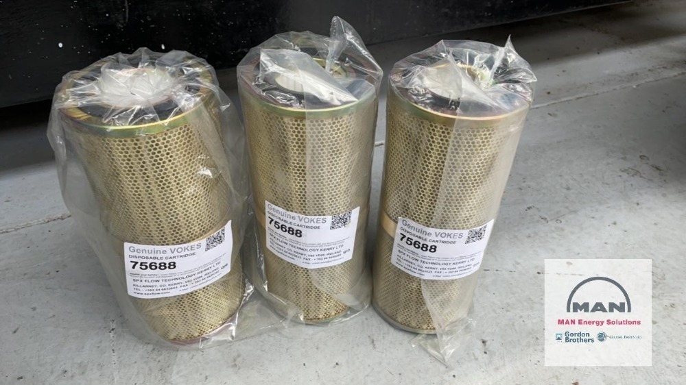 3 x Vokes Disposable Cartidge Filter (NEW IN BAG)