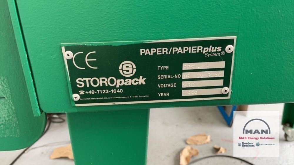 Storopack type PPSH Paper Plus void fill paper machine