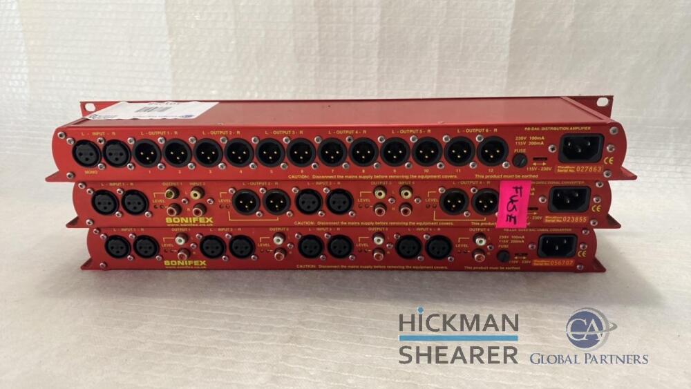 Sonifex RB-DA6/BL4/LU4 Redbox units x 3