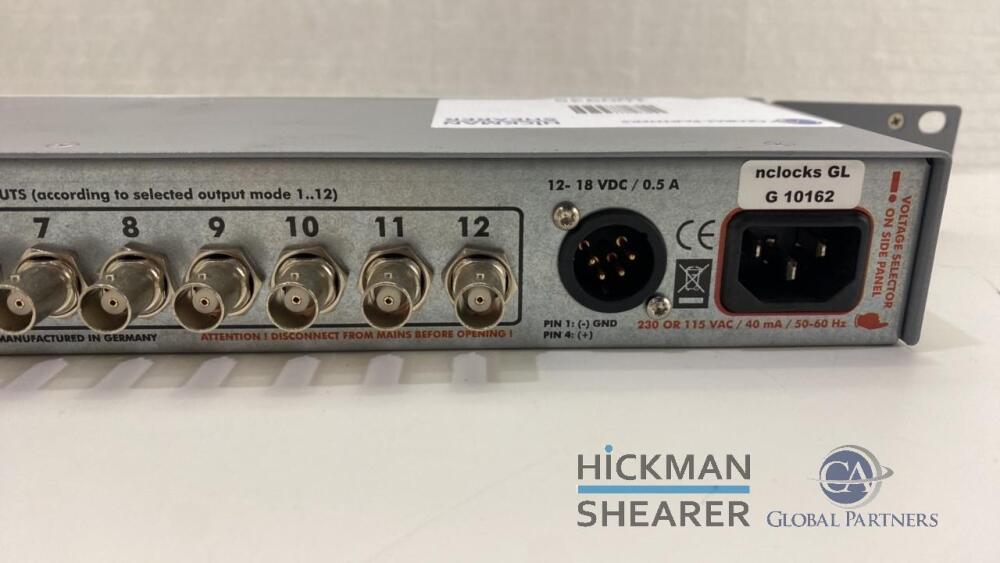 Rosendahl nano clocks GL digital audio glenlock masterclock