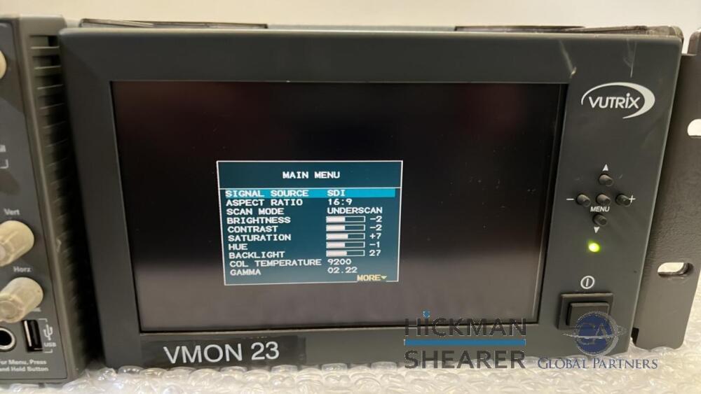 Tektronix WFM 5000 and Vutrix WFM-HD Waveform Monitors