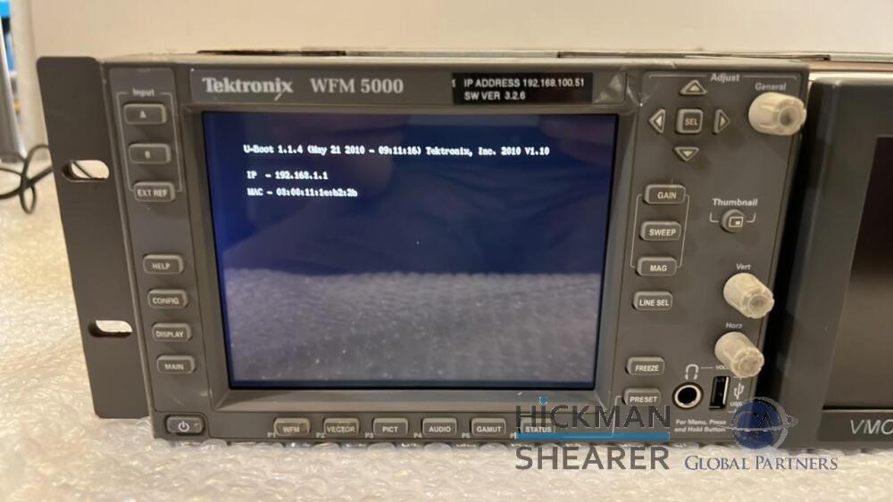 Tektronix WFM 5000 and Vutrix WFM-HD Waveform Monitors