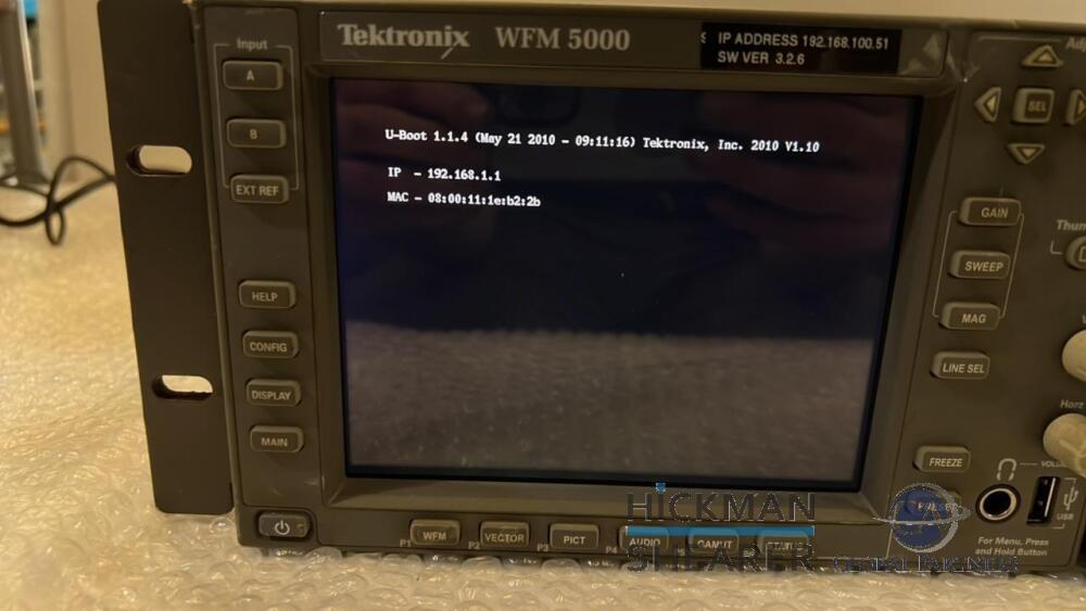 Tektronix WFM 5000 and Vutrix WFM-HD Waveform Monitors