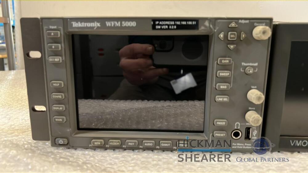 Tektronix WFM 5000 and Vutrix WFM-HD Waveform Monitors